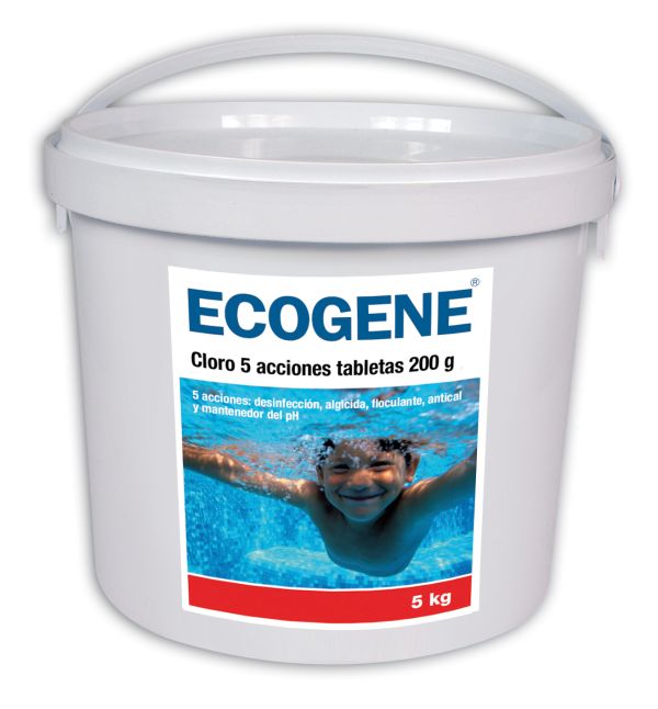 ECOGENE CLORO 5 ACCIONES TAB 200G